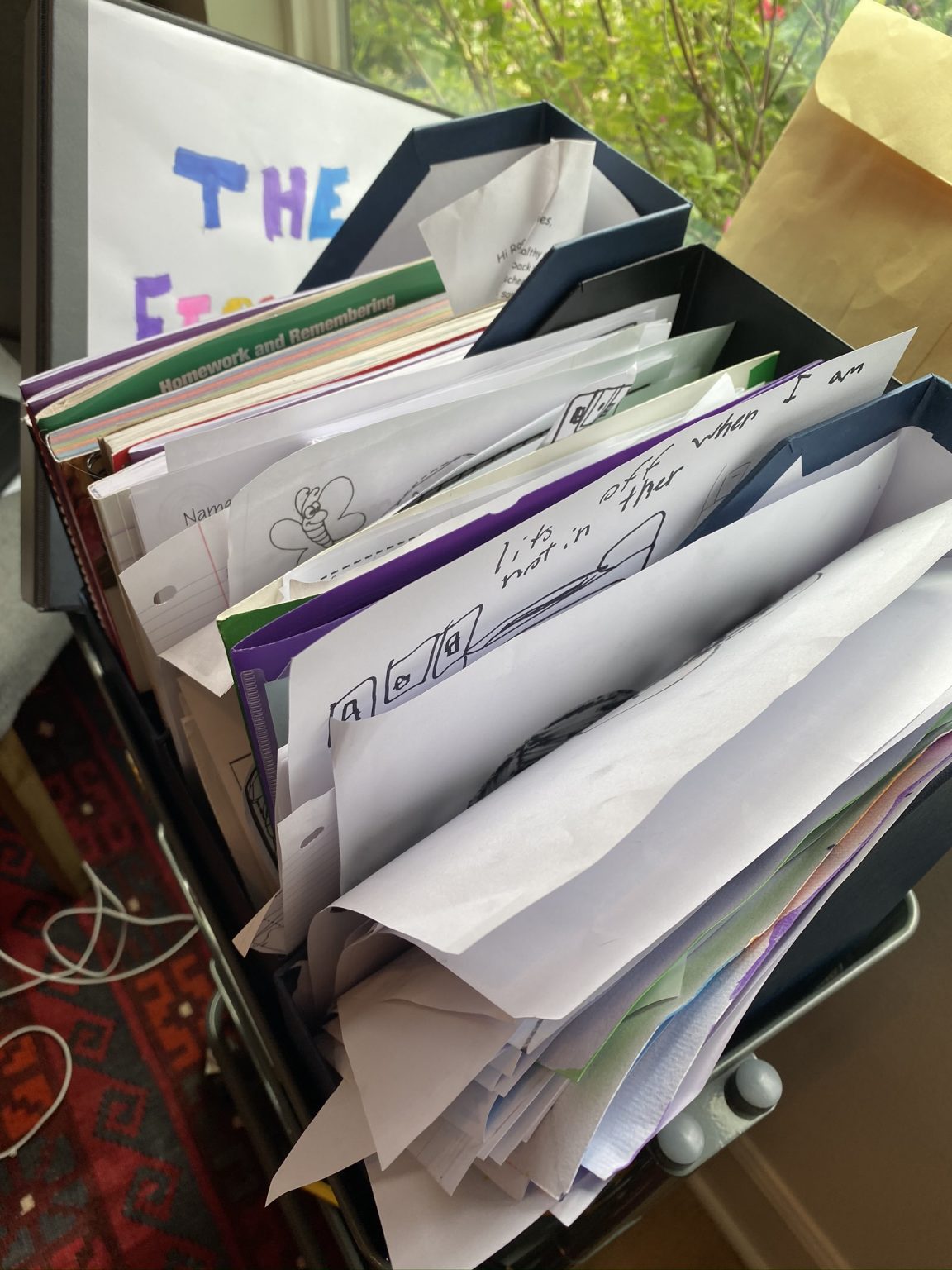 Our Homeschool/WFH Solution For Small Spaces